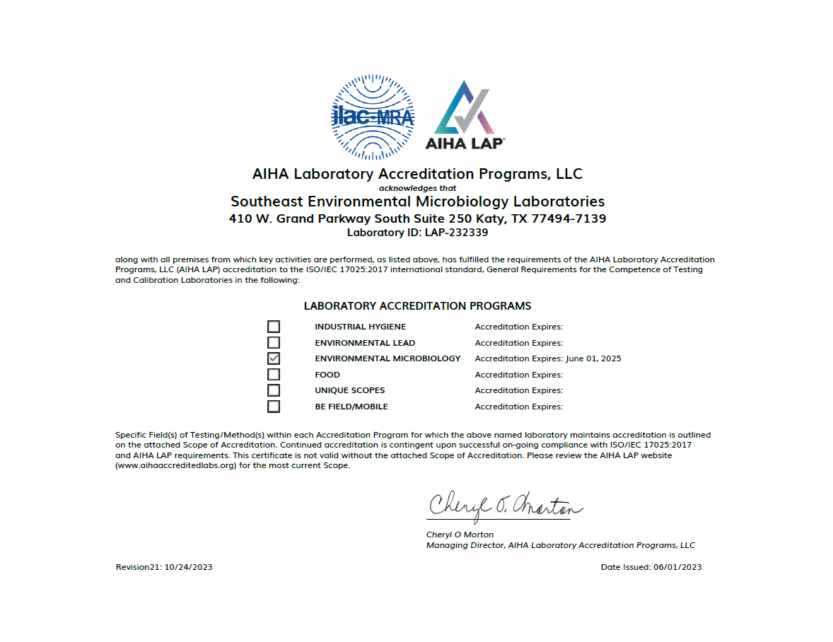 Accreditations – SEEML